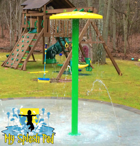 Umbrella Water Play Features by My Splash Pad