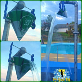 Single Bucket Dump Water Play Features by My Splash Pad