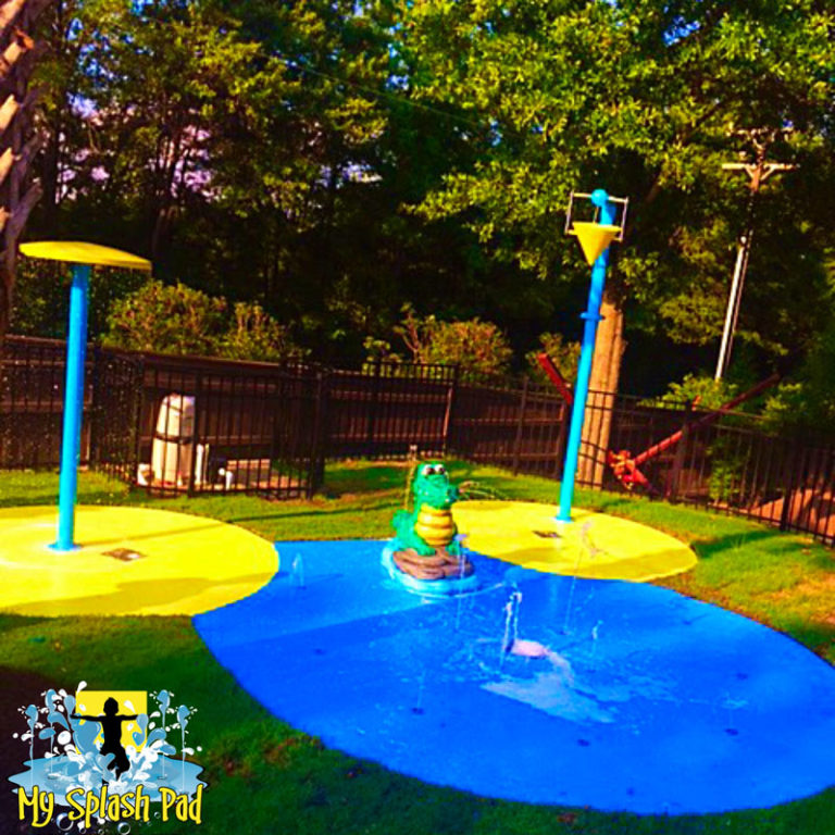 Disney Mickey-Mouse-inspired Custom Water Spray Park by My Splash Pad