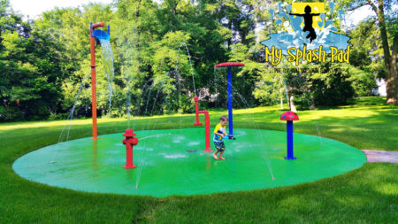 Residential Splash Pads installed by My Splash Pad