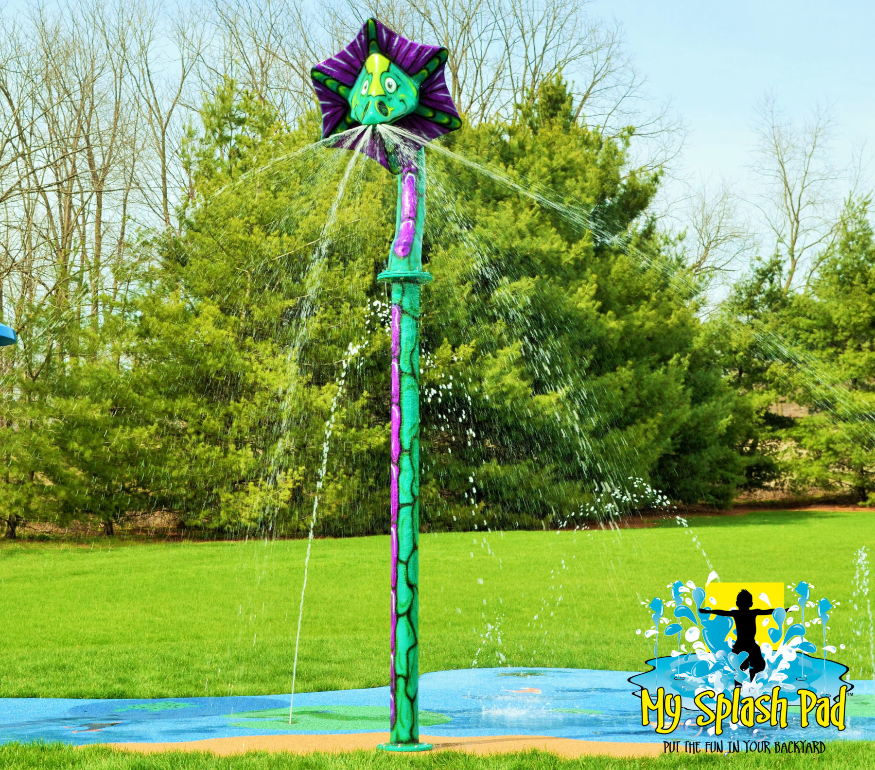 Dragon Water Play Feature by My Splash Pad