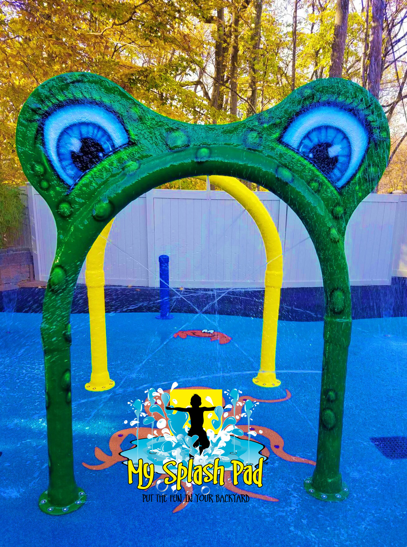 Frog Arch Water Play Feature by My Splash Pad