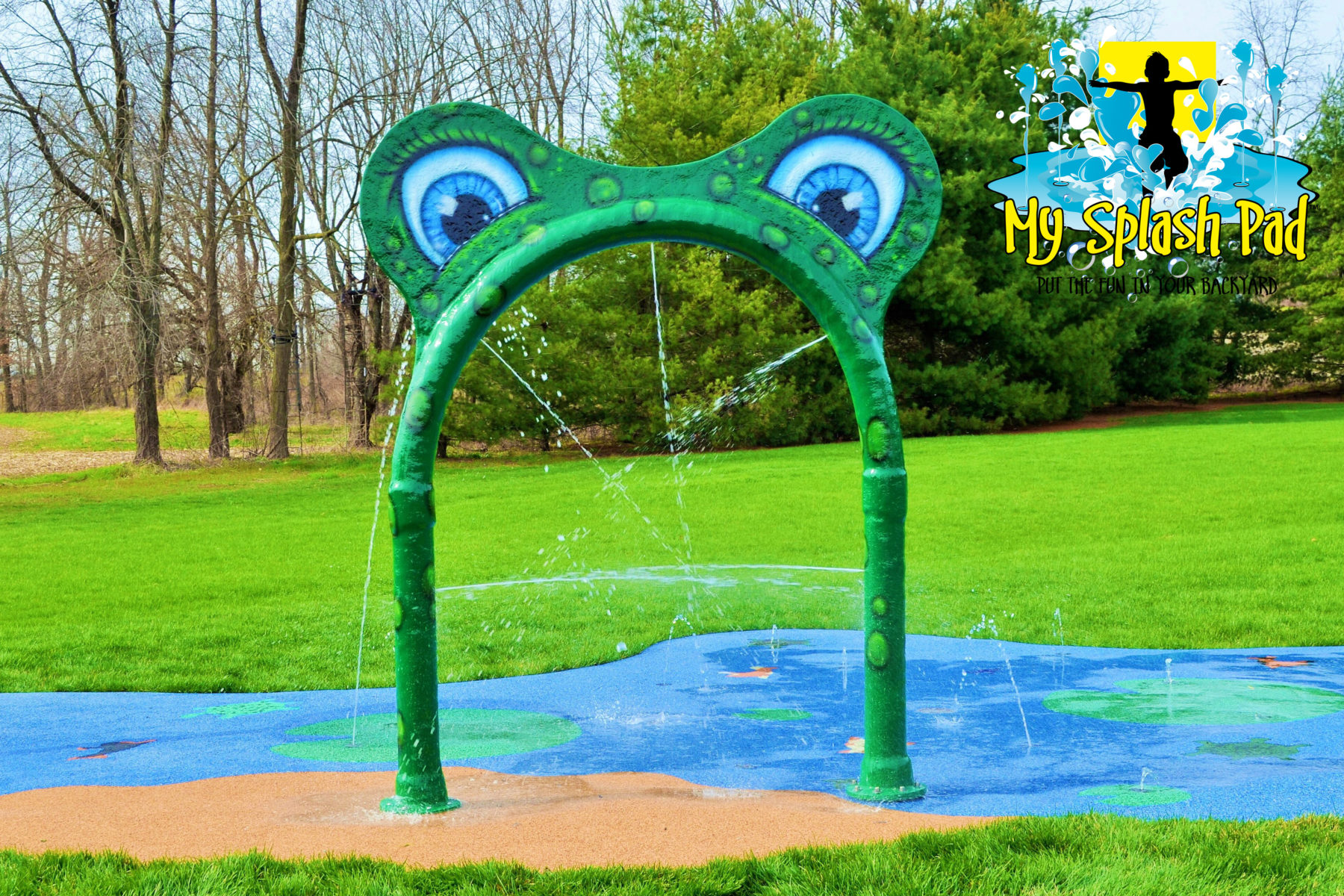 Frog Arch Water Play Feature by My Splash Pad
