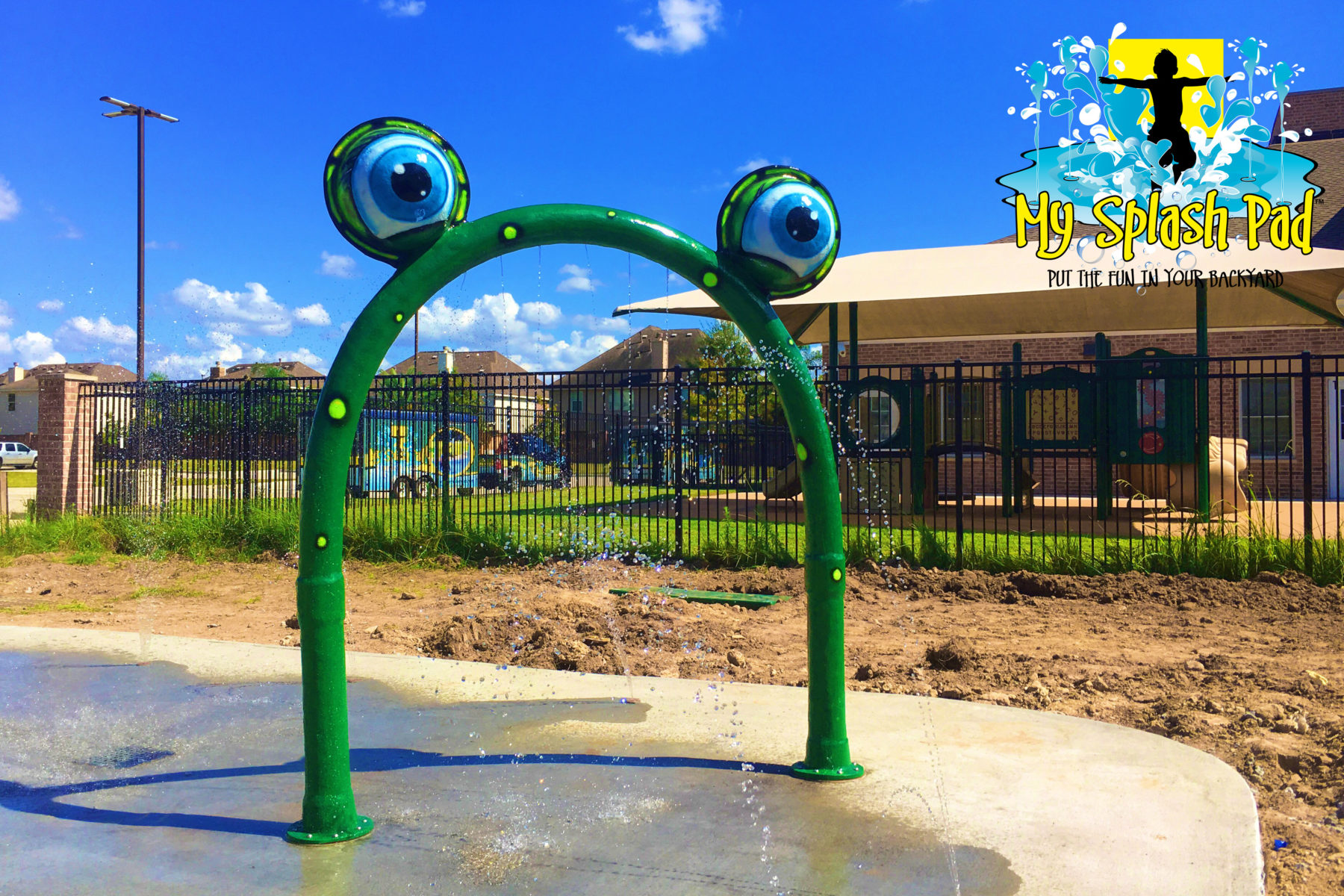 Frog Arch Water Play Feature by My Splash Pad
