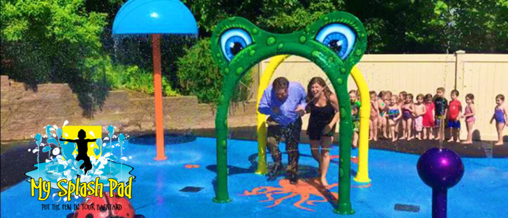 Frog Arch Water Play Feature by My Splash Pad