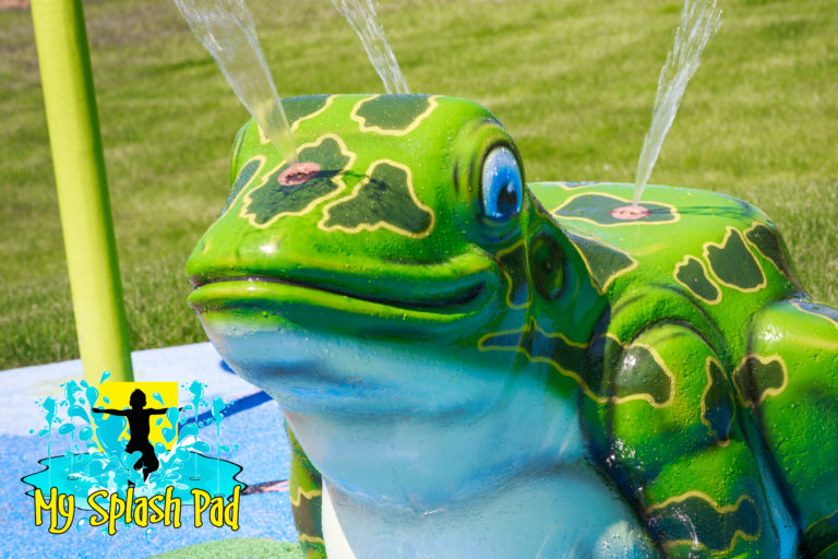 Frog Water Play Features by My Splash Pad