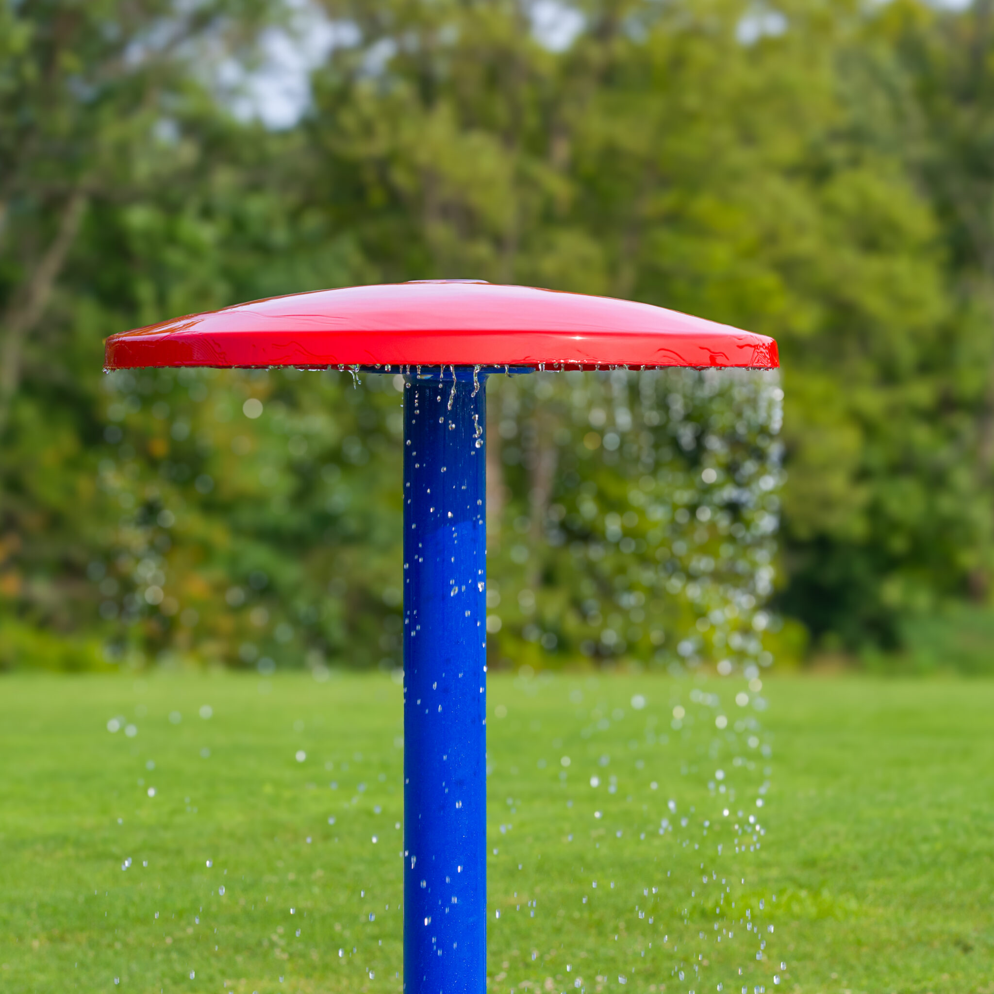 Mushroom and Umbrella Water Play Features