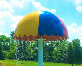 Beach Umbrella Water Play Feature by My Splash Pad