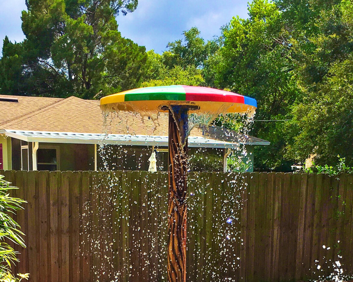 Umbrella Water Play Features by My Splash Pad