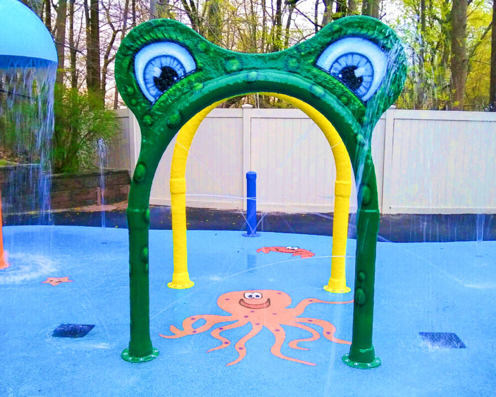 Frog Arch Water Play Feature by My Splash Pad